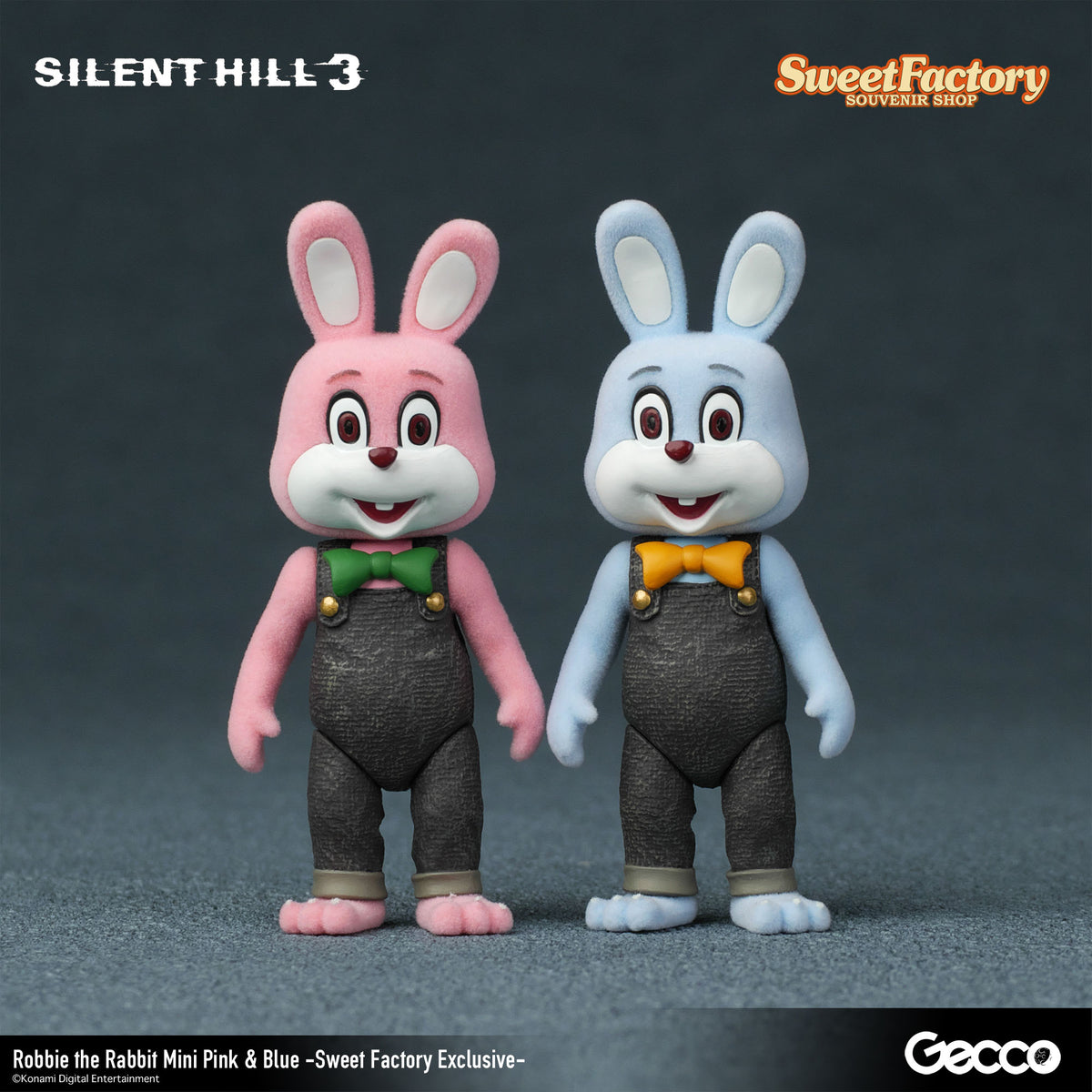 SILENT HILL 3/ Robbie the Rabbit Mini Pink & Blue Sweet Factory Exclus